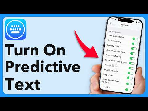 How To Turn On Predictive Text On iPhone