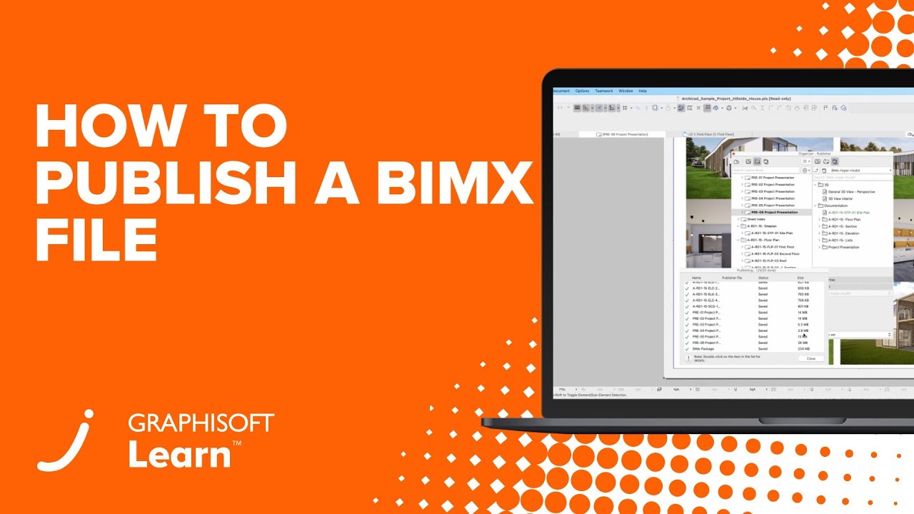 How to publish a BIMx file - YouTube