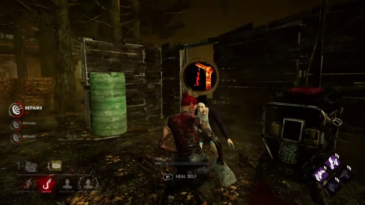 Dead by daylight TRYING TO GET PURPLE RANK - YouTube