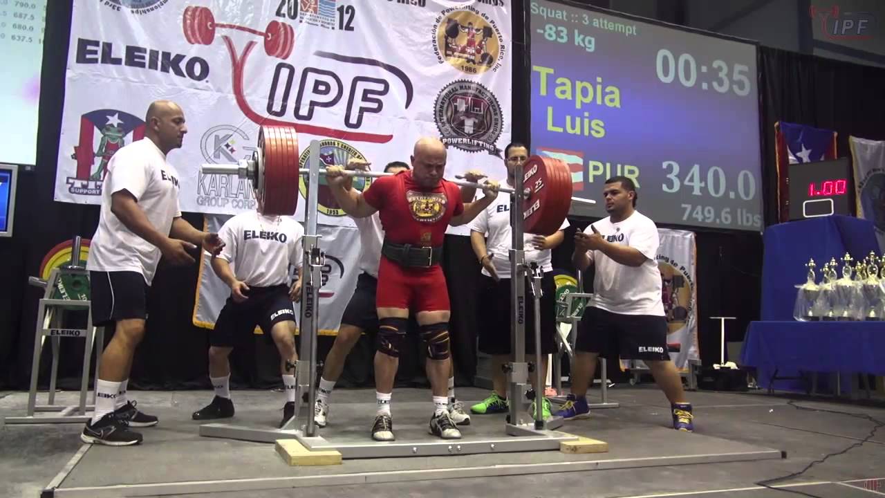 Men -83kg Squat of 2012 IPF World Championships - YouTube