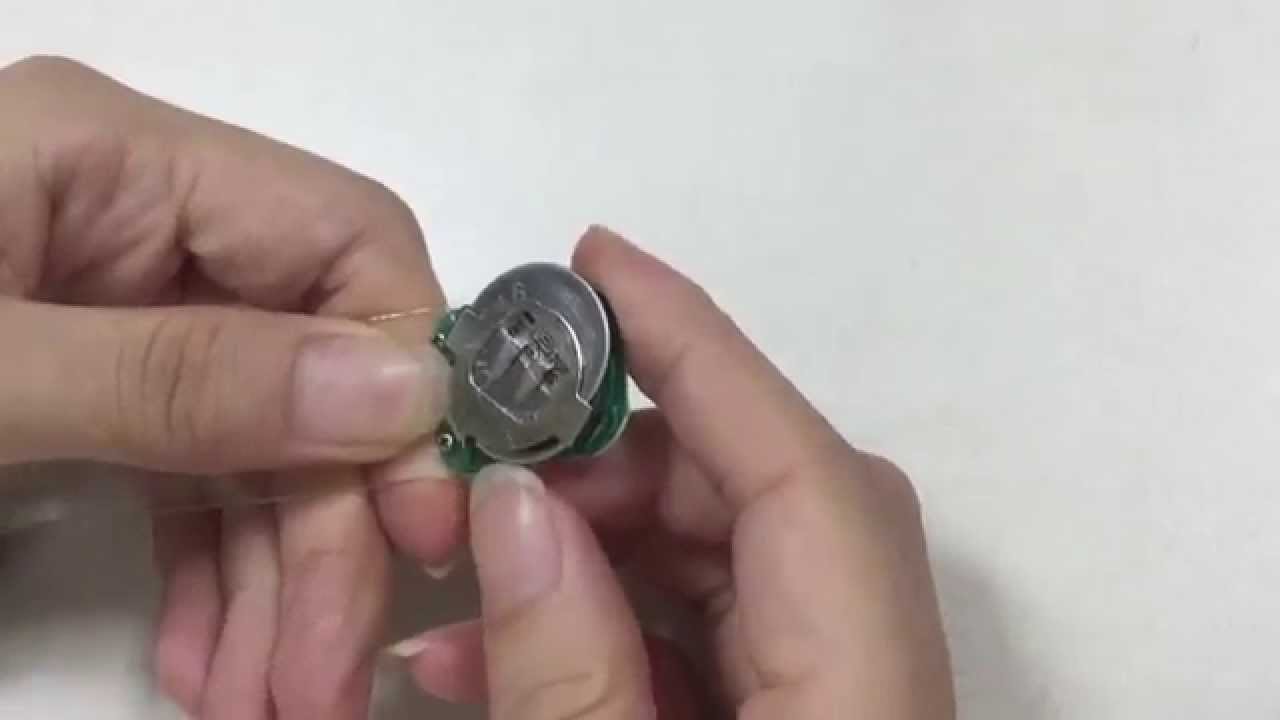 LED slap bracelet battery replacement - YouTube