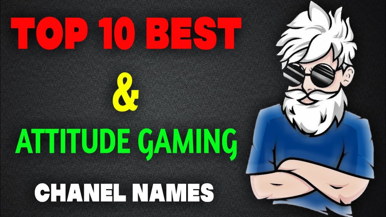 Free fire Top 10 Unique and Attitude🔥| Gaming channel name | (That you ...