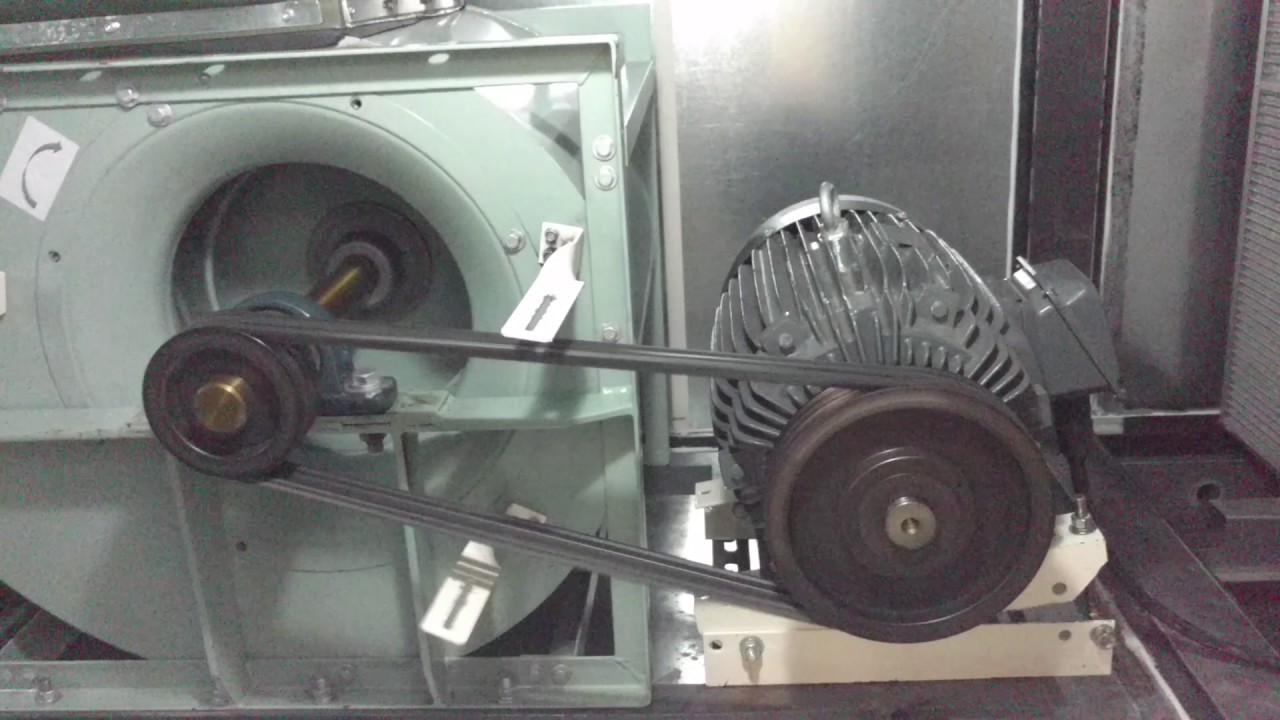 Vibration of AHU - YouTube