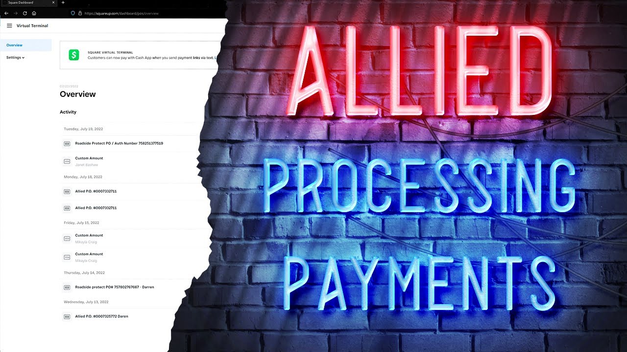 Allied - Processing Payments - YouTube