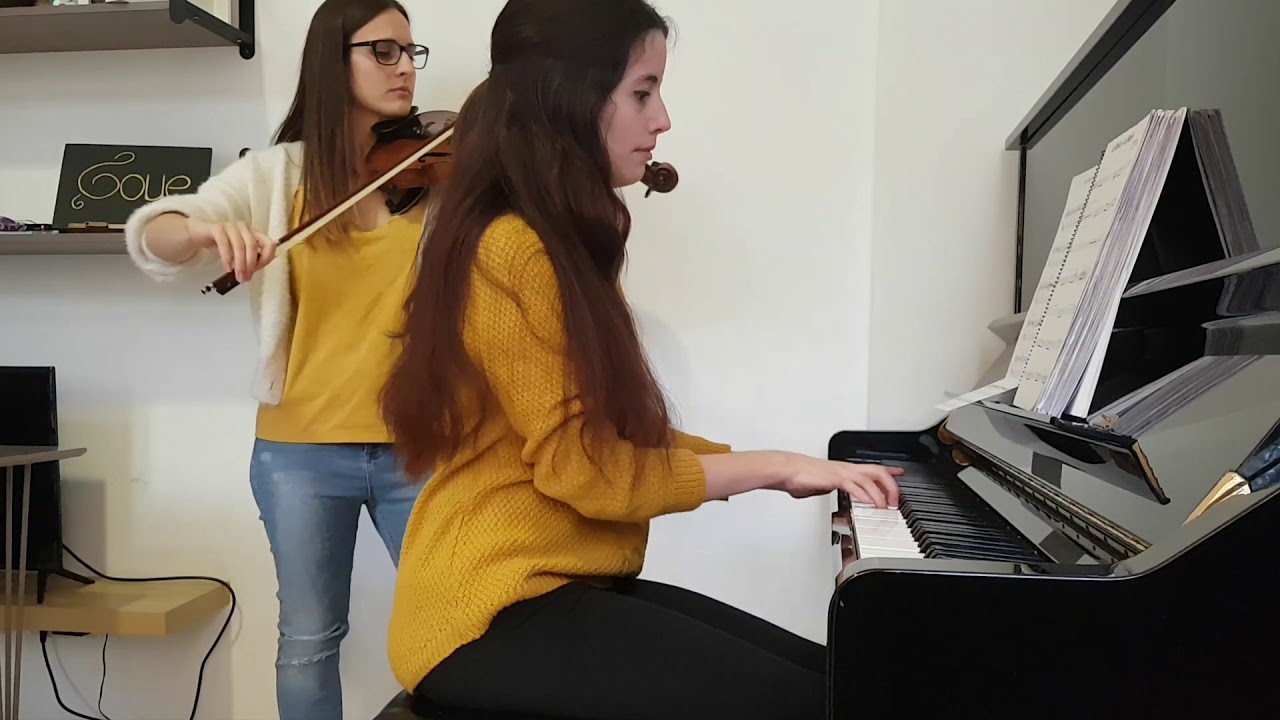 Que tinguem sort - Lluís Llach | Piano and Violin by Goue Duet - YouTube