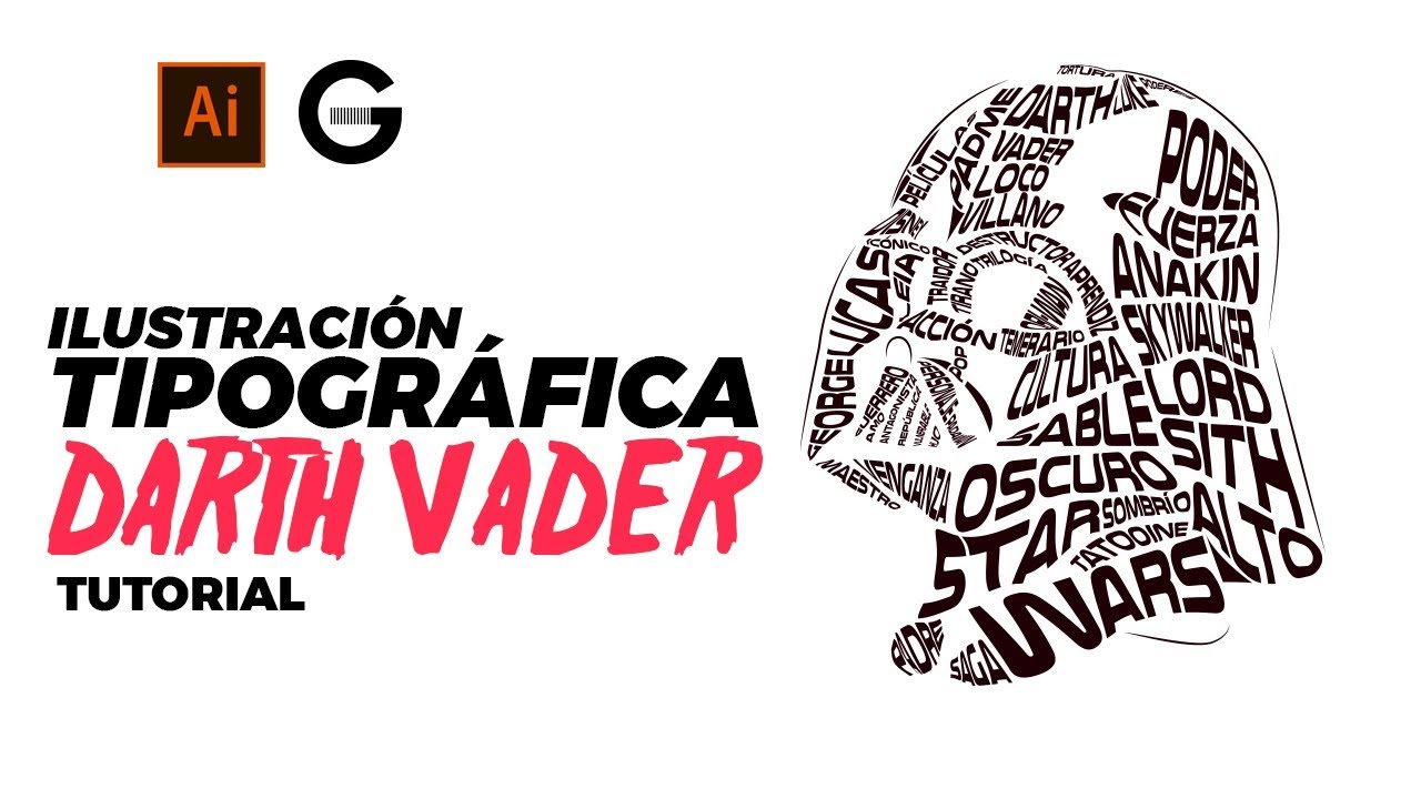 Illustrator Tutorial Creando Una Ilustración Tipográfica Creating A Typographic Illustration