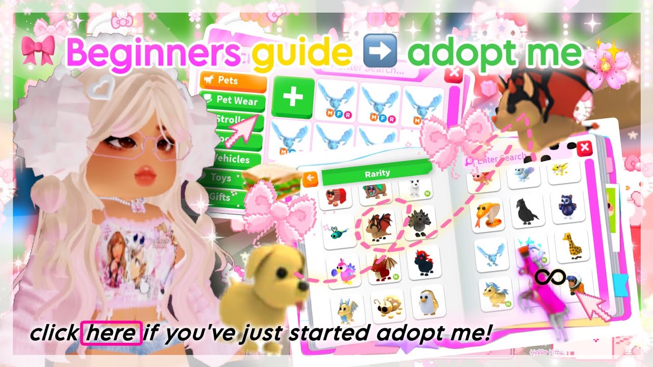༘⋆ adopt me BEGINNERS GUIDE 💖 | Watch this if you’re new 🎀 | Adopt me ...