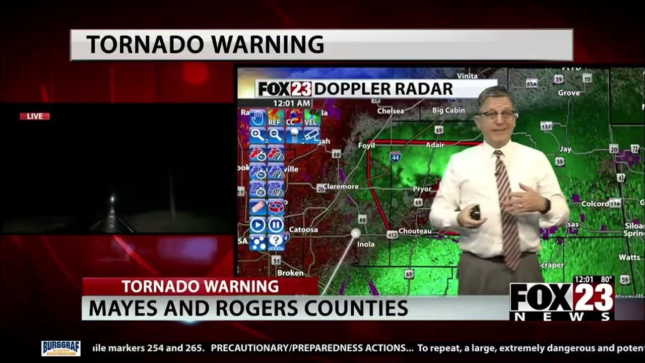 KOKI FOX 23 Severe Weather Coverage May 25-26, 2024 - YouTube