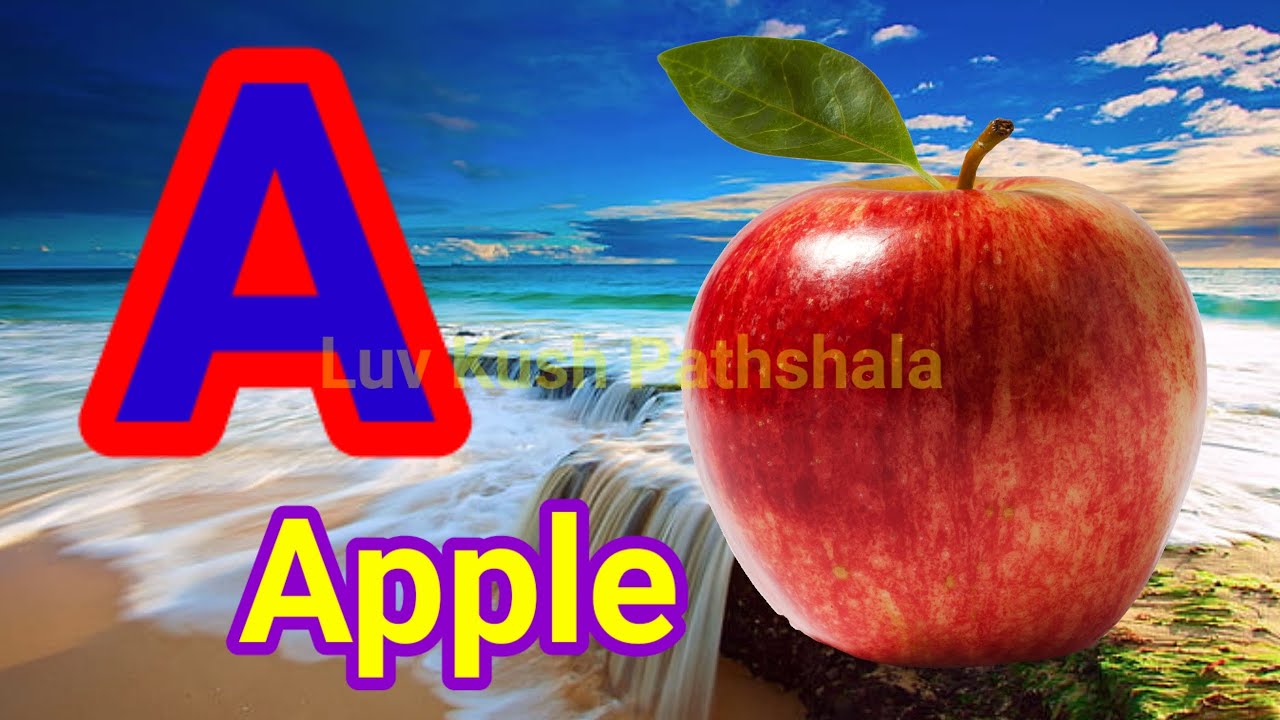 A for apple | abcd song | abcd rhymes video | abcd learning | ABCD ...