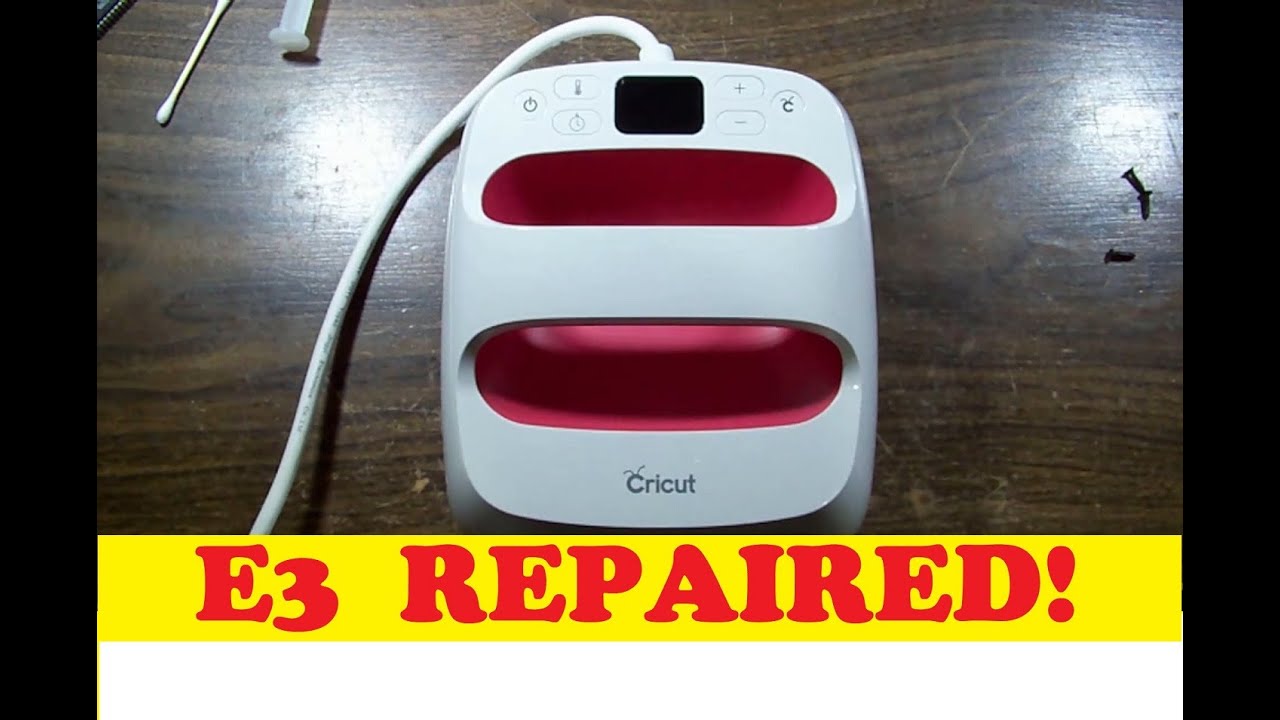 FINALLY!! Cricut Easypress 2 E3 REPAIR! - YouTube