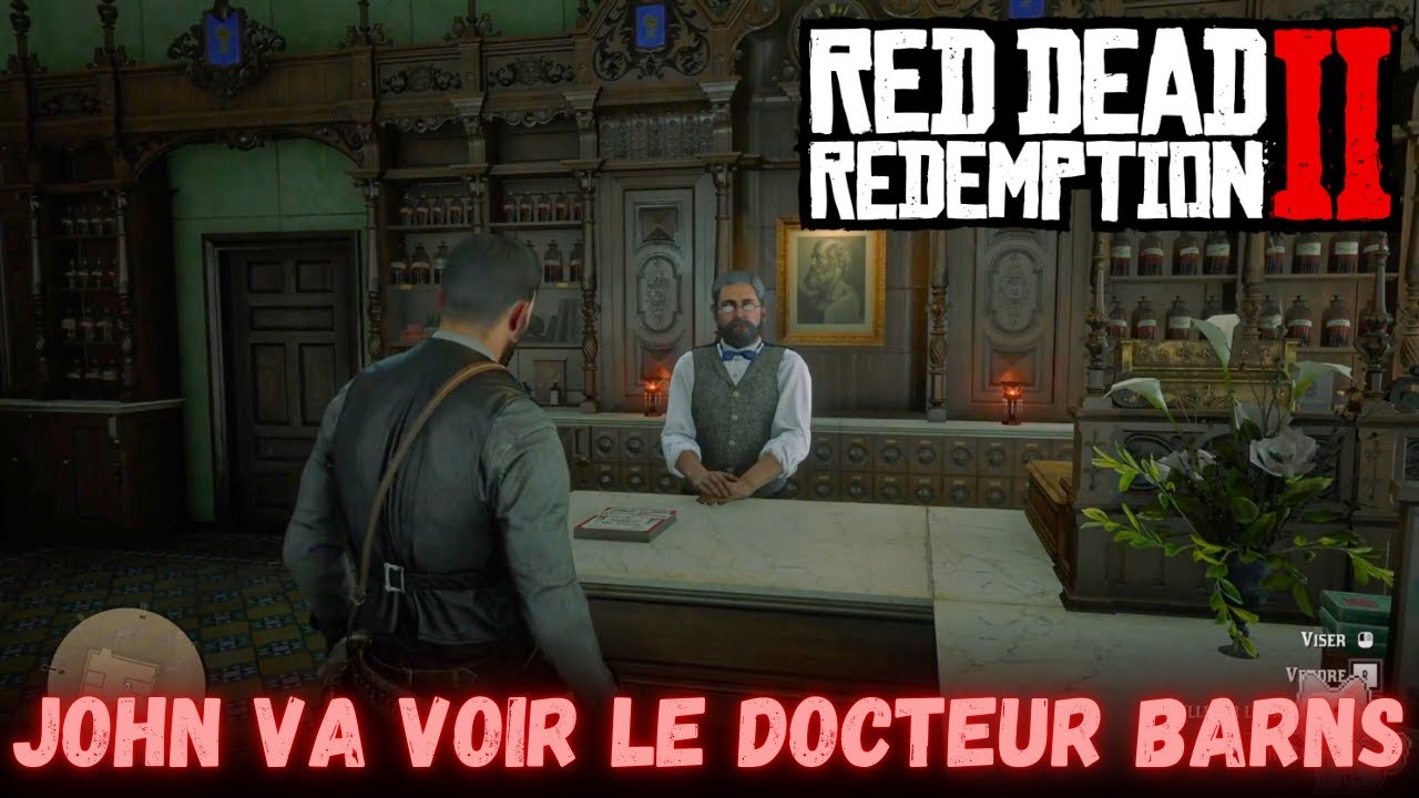 John va voir le docteur Barns | Red Dead Redemption 2 - YouTube