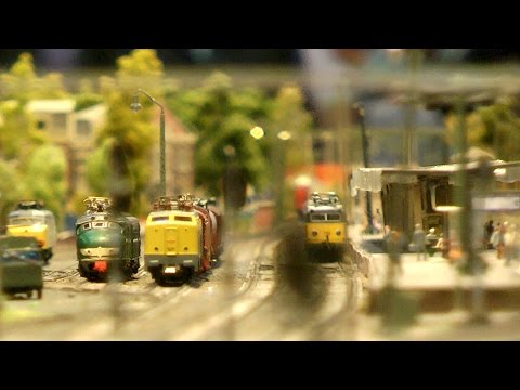 Fantastic model railroad layout in N scale or N gauge from the ...
