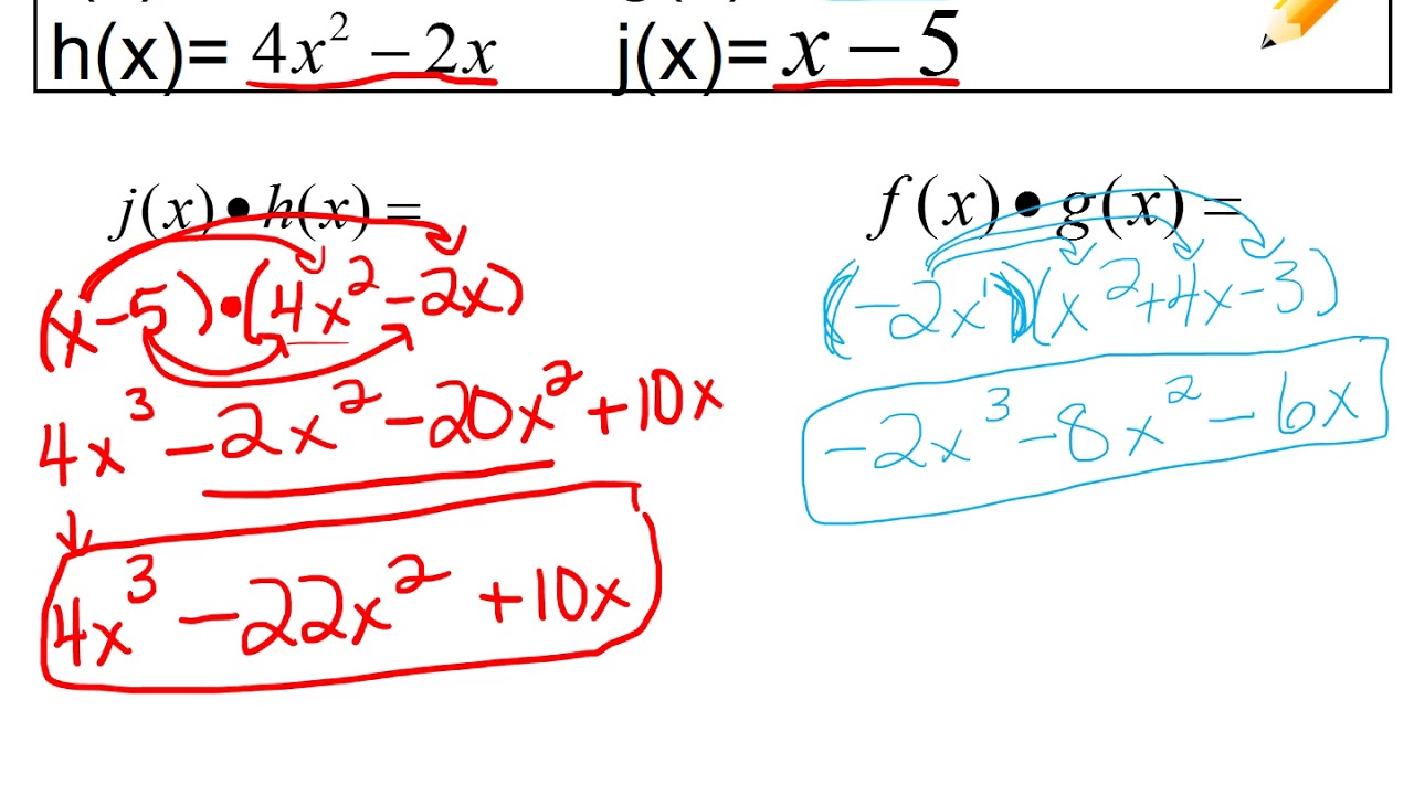 Functions Operations and Compositions - YouTube