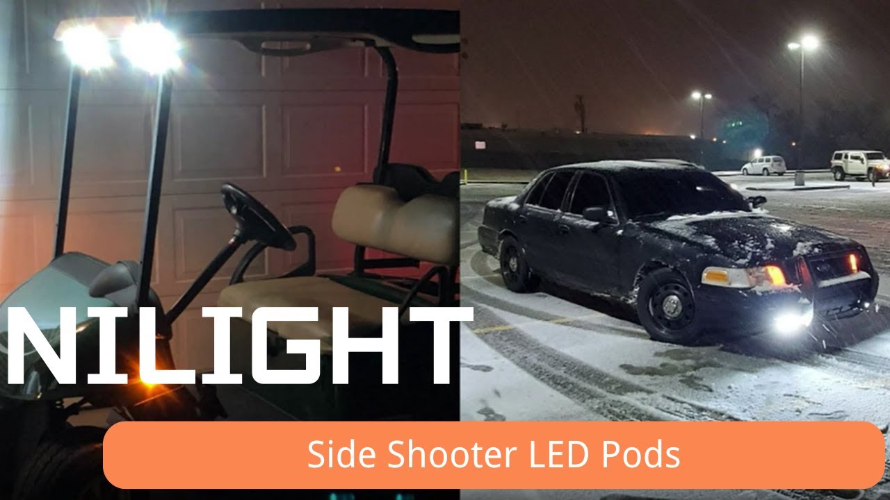 Side Shooter LED Pods - YouTube