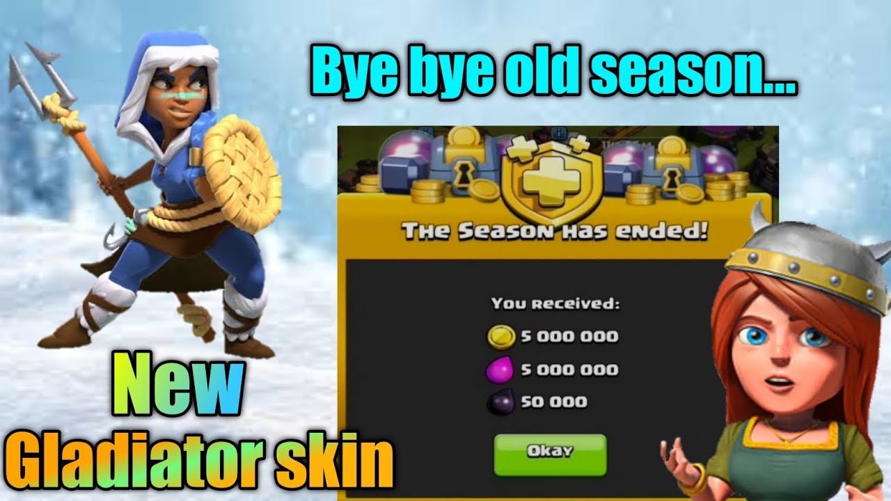 collecting season bank || coc new season || gladiator royal champion ...