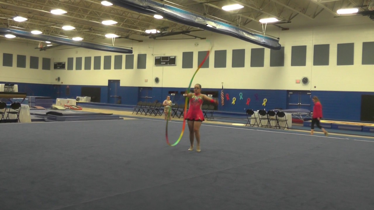 Lani De Mello: Ribbon routine 2:4:2017 - YouTube