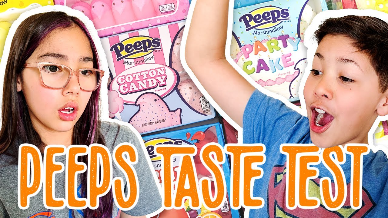 Most Popular Easter Candy - Peeps Flavor Taste Test - Fun on NatTube ...