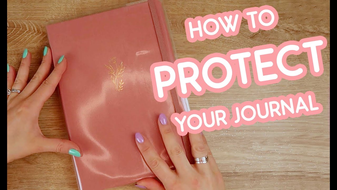 How to Protect a Journal with our Clear Covers | Archer & Olive - YouTube
