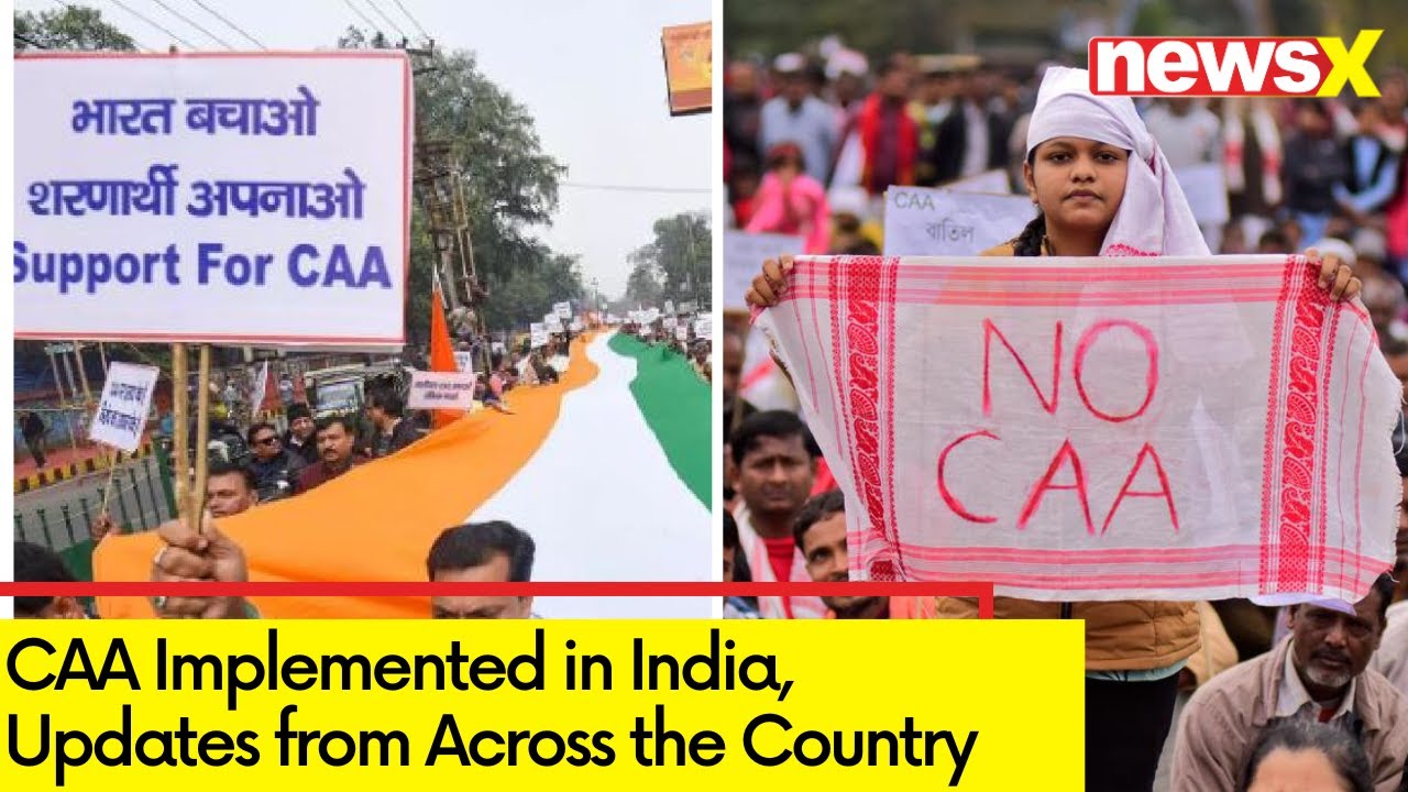 CAA Implemented in India | Updates from Across the Country | NewsX ...