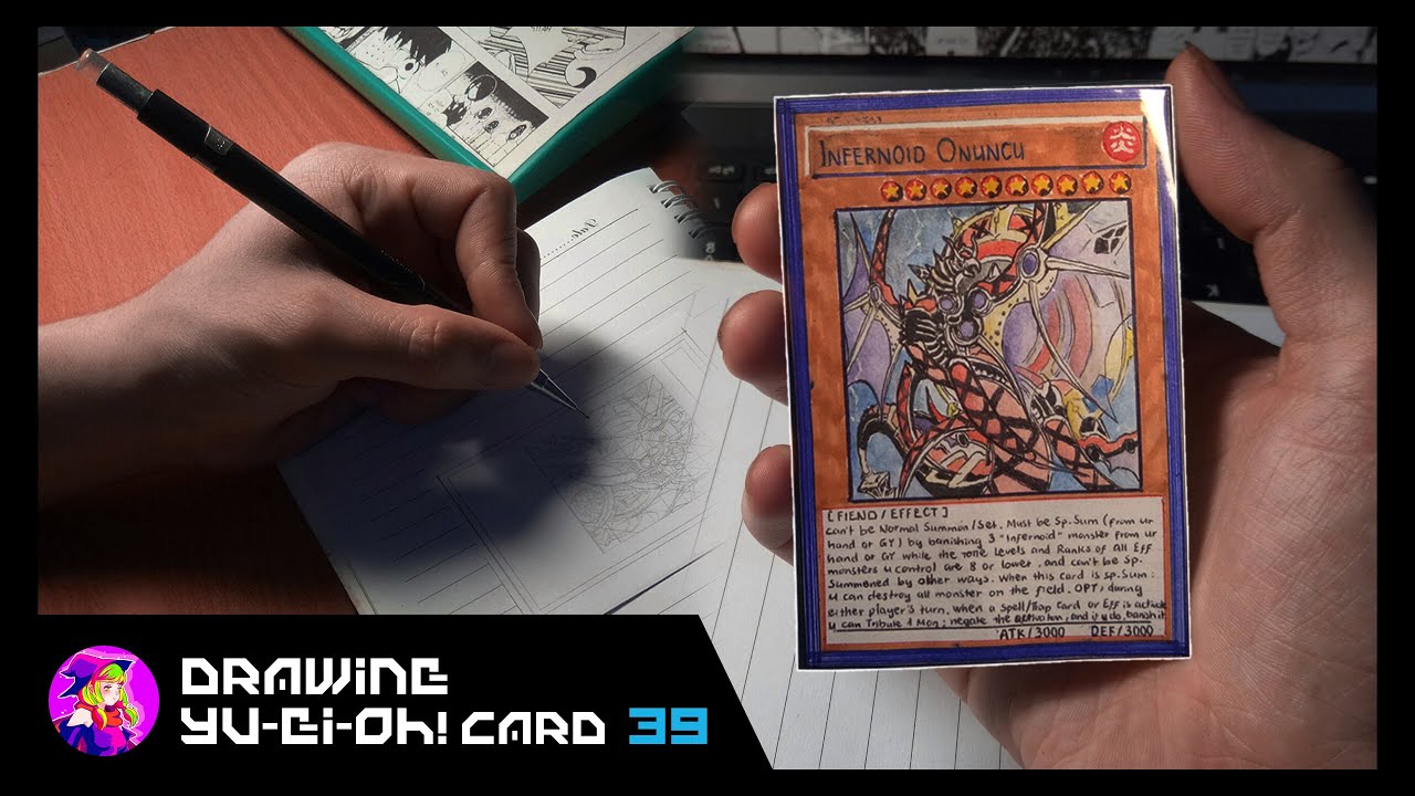 Drawing Yu-Gi-Oh! Card / ATDUEL - YouTube