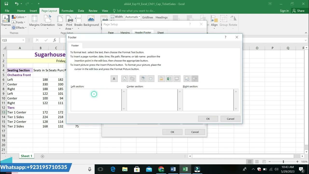 Exp19_Excel_Ch01_Cap_Ticket_Sales | Cap_Ticket_Sales | Chapter 01 Cap ...