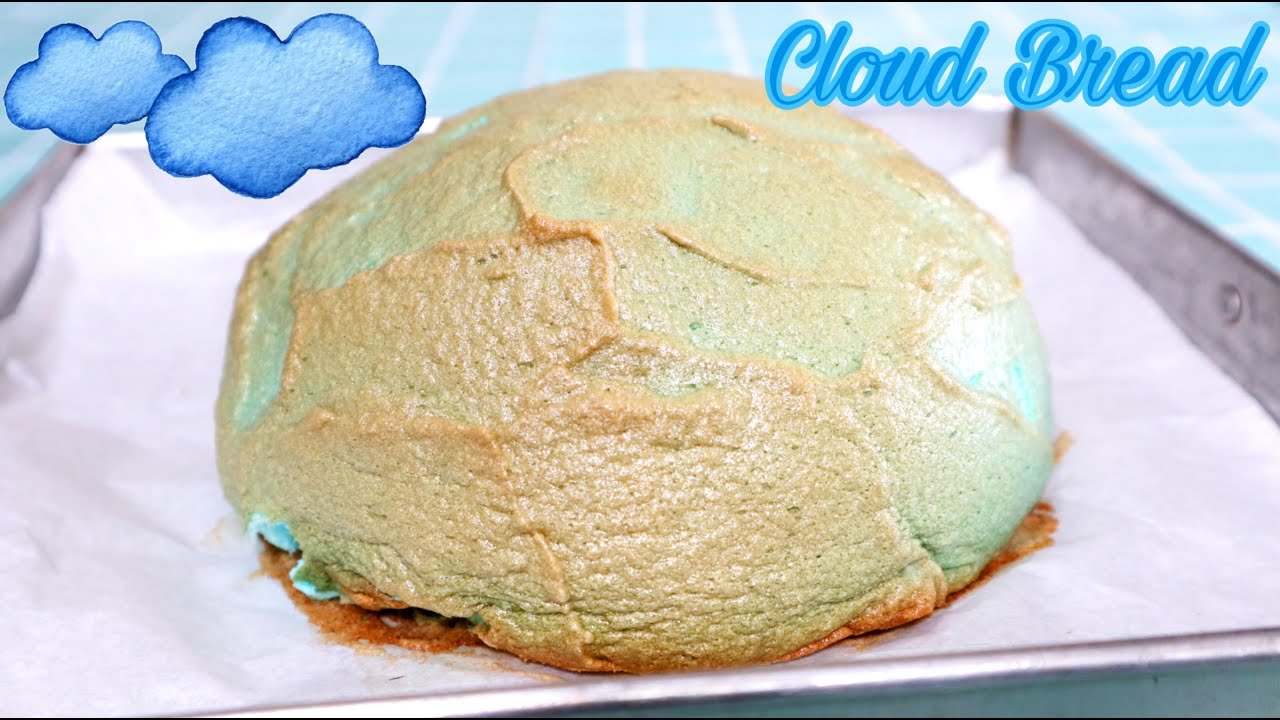 CLOUD BREAD I Roti Awan Viral Selembut Kapas - YouTube