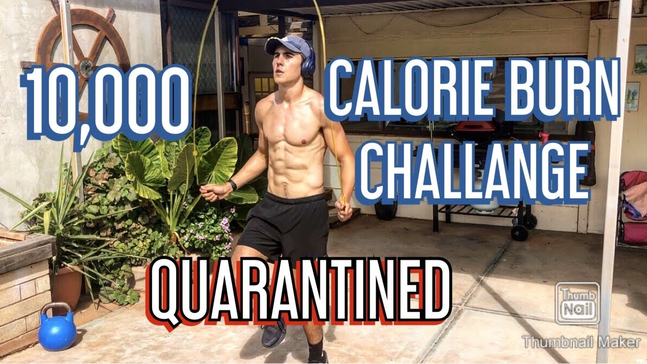 BURNING 10,000 CALORIES CHALLENGE - YouTube