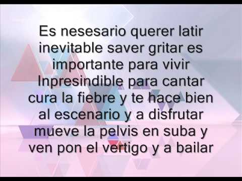 Luz , Cámara y Acción Karaoke Oficial Letra