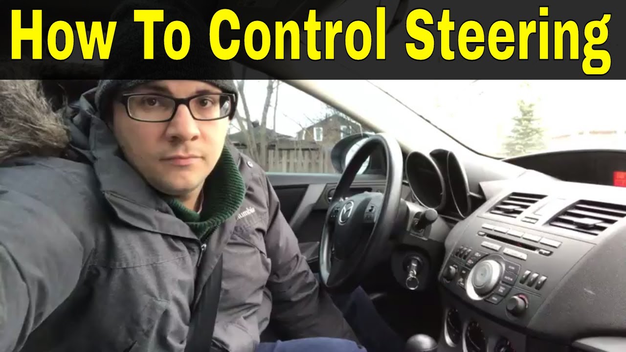 How To Control Steering In A Car-Driving Lesson - YouTube