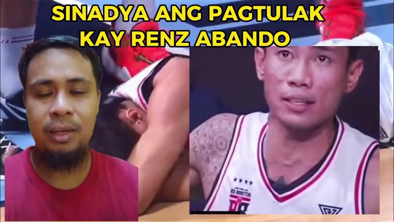 SINADYA TALAGA ITULAK SI RENZ ABANDO - YouTube