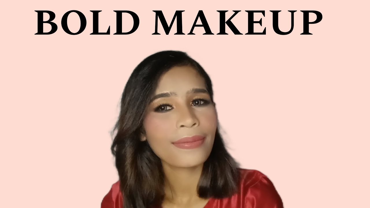 BOLD MAKE UP TUTORIAL || Makeup for beginner - YouTube