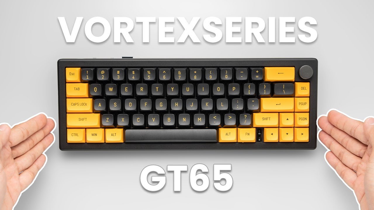 VortexSeries GT65 - Unboxing ASMR & Review + MOD + Typing Sound Test ...
