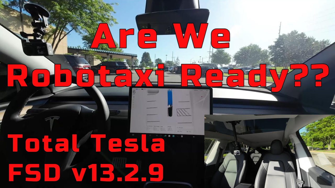 Are We Robotaxi Ready?? Tesla FSD v13.2.9 - YouTube