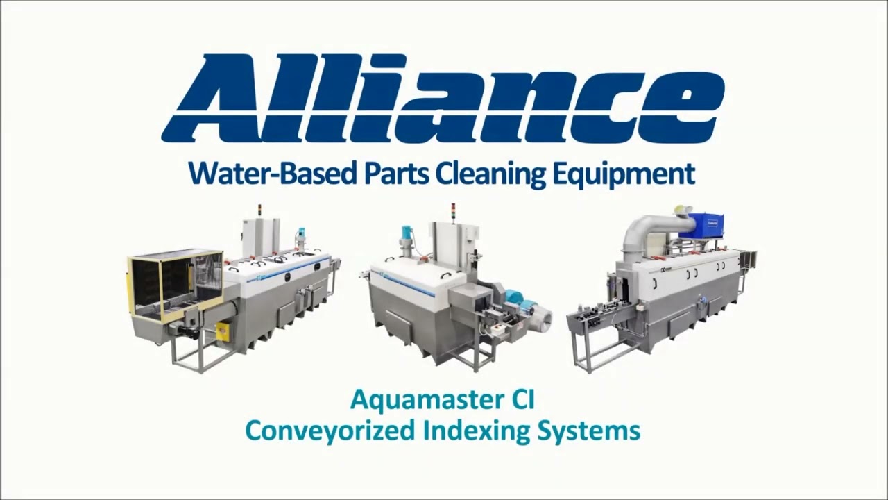 Alliance Overview – Parts Washing Systems - Alliance Manufacturing