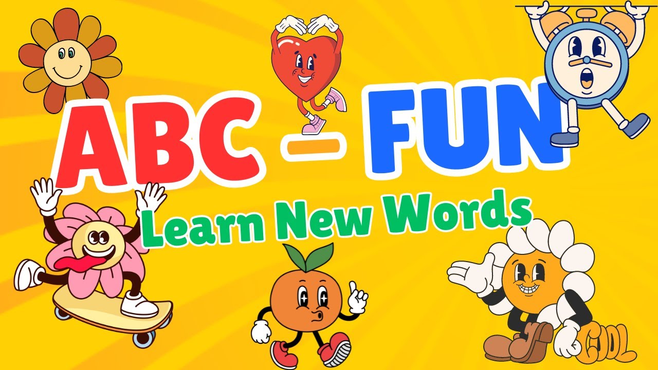 ABC FUN: LEARN NEW WORDS STARTING WITH A & B AND HOW TO SPELL THEM | ENGLISH VOCABULARY - YouTube