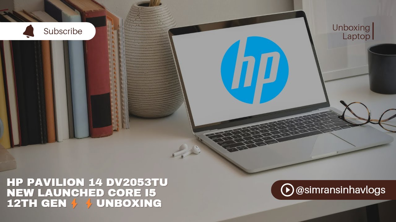 HP Pavilion 14 DV2053TU New Launched Core i5 12th gen⚡⚡Unboxing Laptop💻 ...
