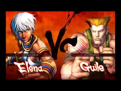 ウル4 エレナ 難易度MAXクリア USF4 Elena Haerdest clear - YouTube