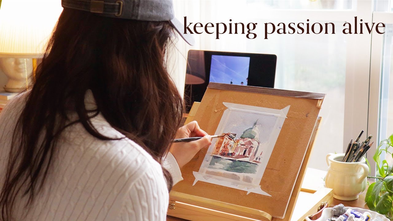 How I stay MOTIVATED to create⚡️ Paint with Me + Q&A - YouTube