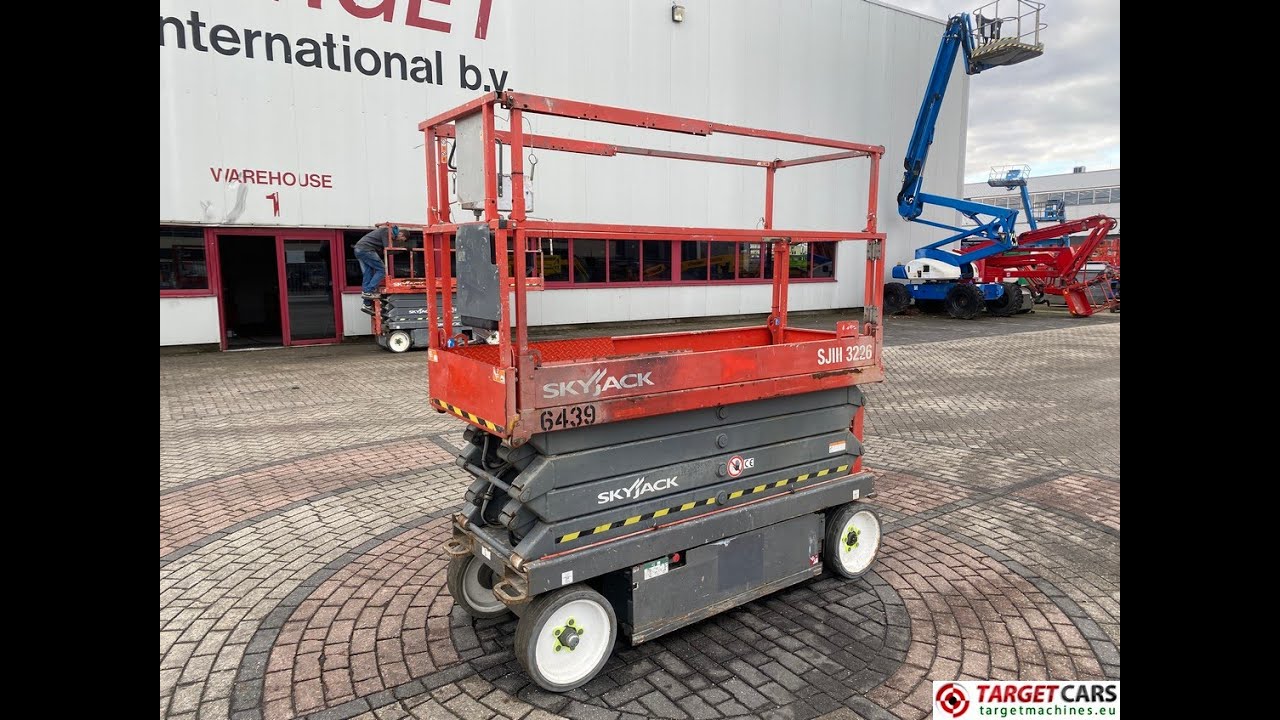 781909 SKYJACK SJIII-3226 ELECTRIC SJ3226 SCISSOR WORKLIFT 2015 ...