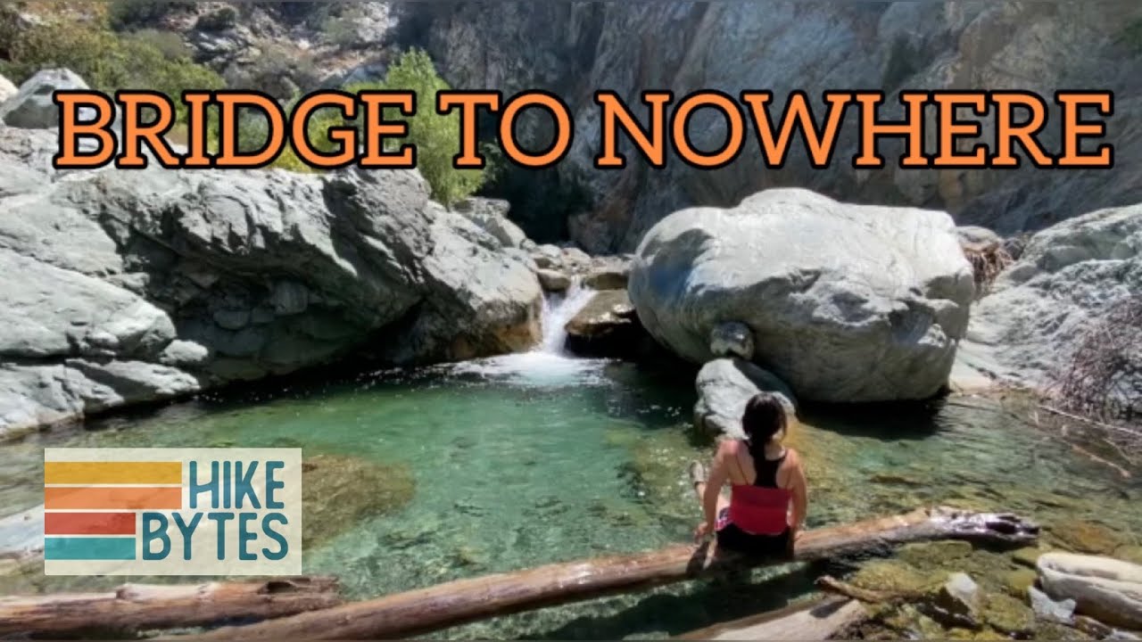 BRIDGE TO NOWHERE | San Gabriel East Fork River Rock Pools | LA Hike - YouTube
