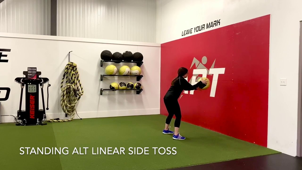 STANDING ALT LINEAR SIDE TOSS - YouTube