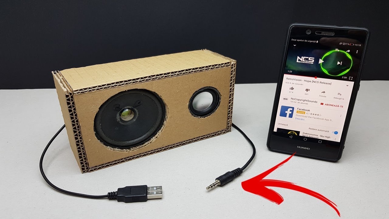 How To Make a Speaker from Cardboard - YouTube