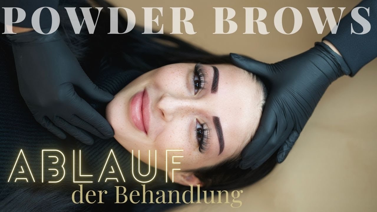 Powder Brows- Ablauf der Behandlung - YouTube
