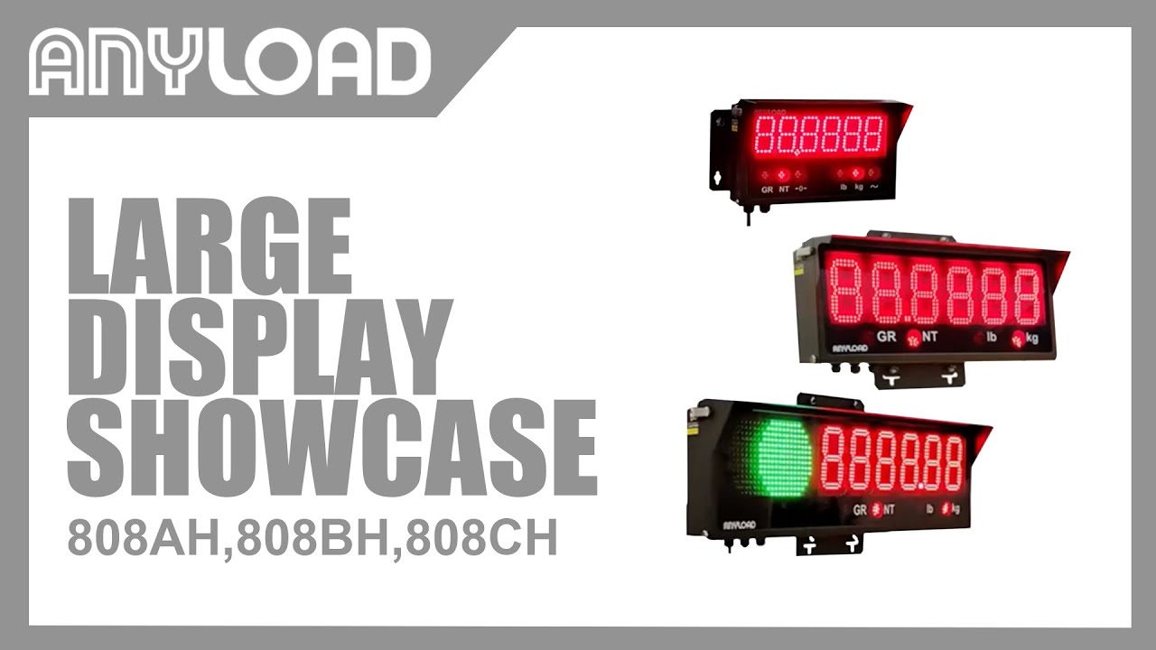 ANYLOAD | 808AH, 808BH, and 808CH Remote Display Showcase - YouTube