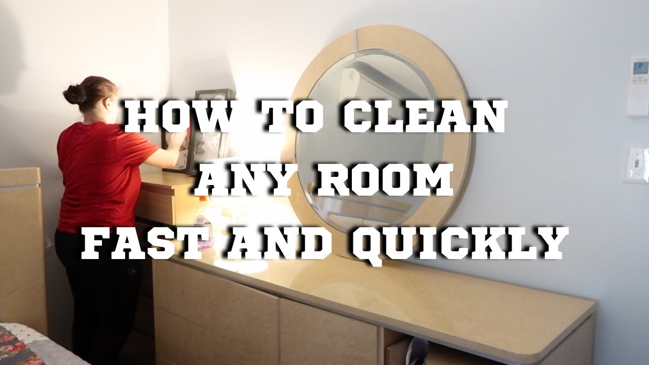HOW TO DEEP CLEAN ANY ROOM IN YOUR HOME // FAST AND QUICK CLEANING TIPS ...