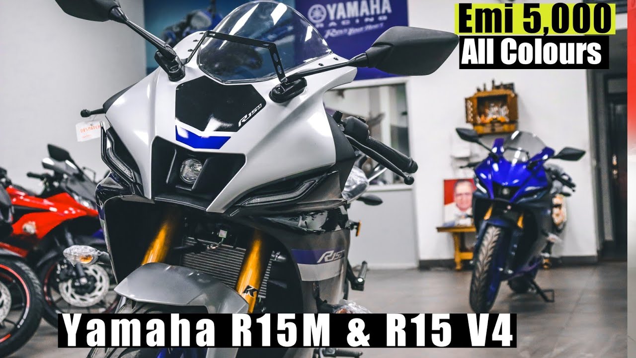 Yamaha R15 M & R15 V4|| Emi & Down-payment|| All Colours & Onroad Price ...