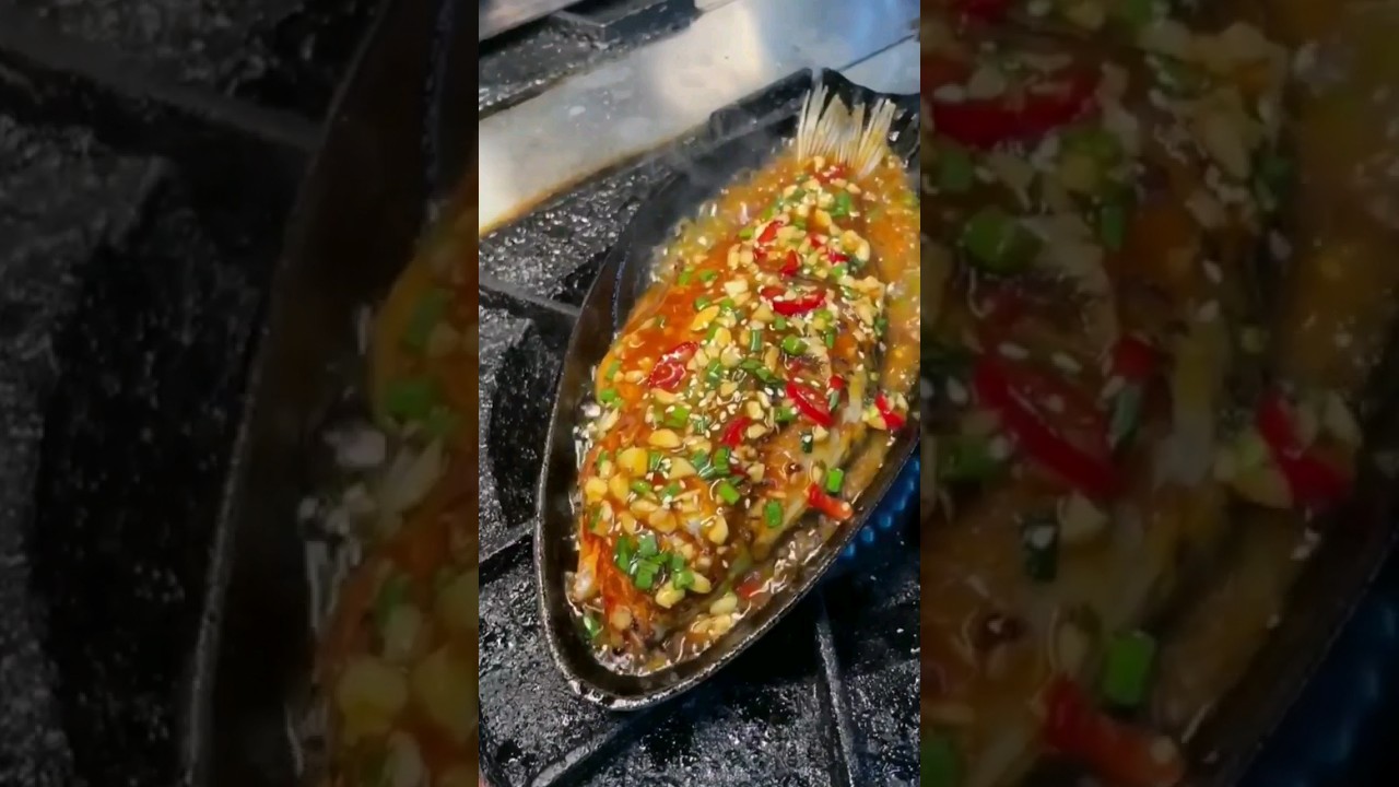 ikan goreng asam manis hot plate #shorts - YouTube