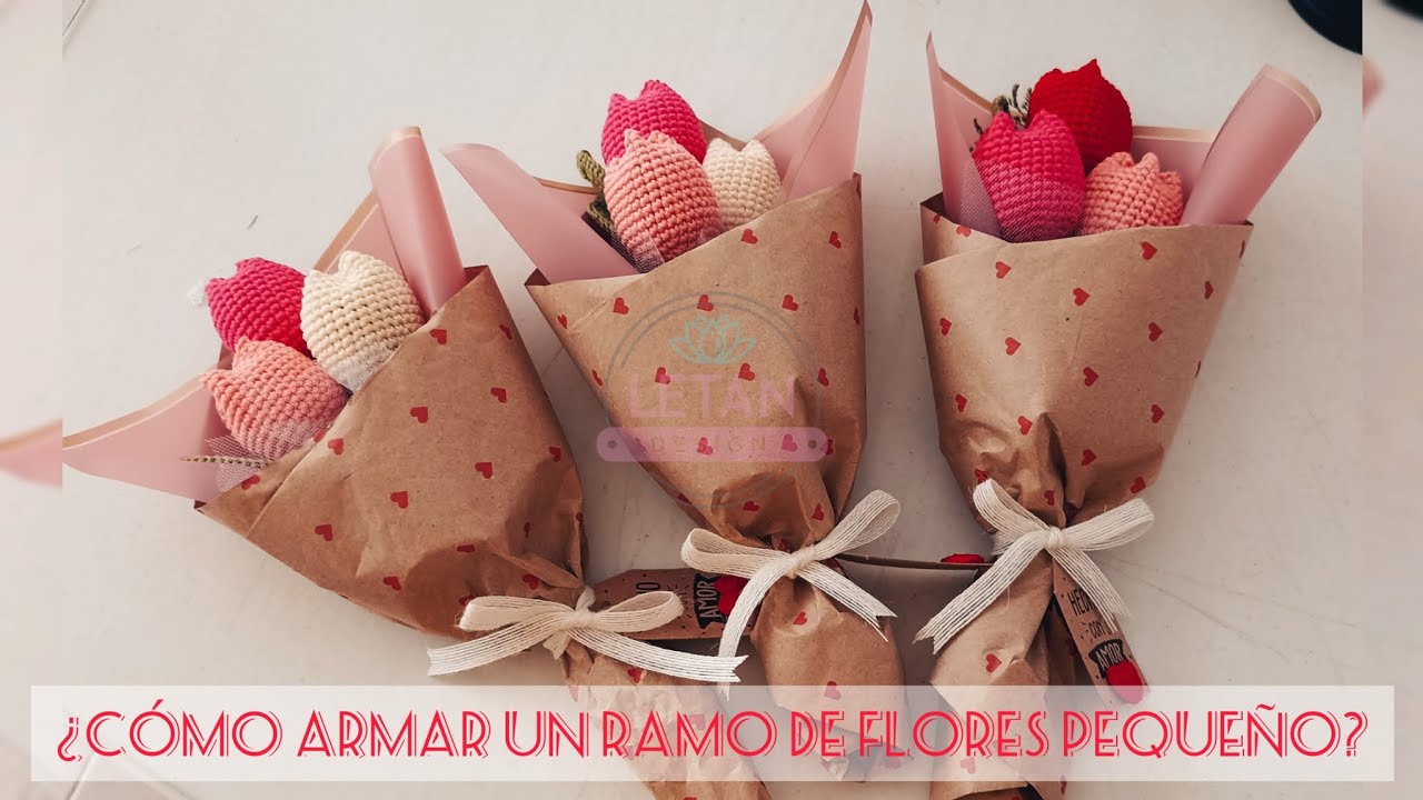 ¿cómo armar un ramo de flores pequeño?💐 - YouTube