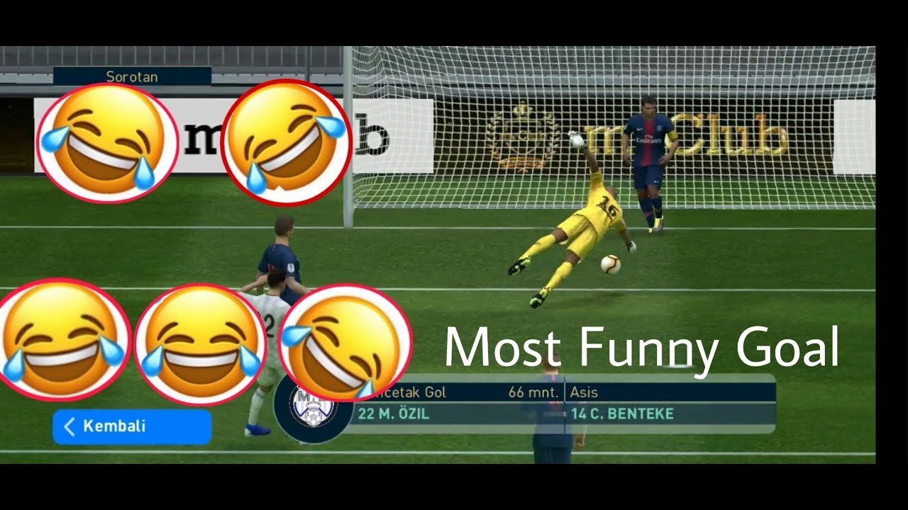 FUNNY SOCCER FOOTBALL / Pes Mobile 2019 / Goals / Skills / Highlight ...