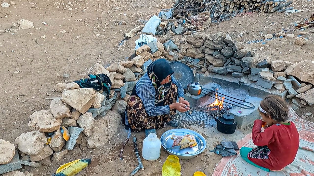 Making BBQ for Dinner _ the nomadic lifestyle of Iran - YouTube